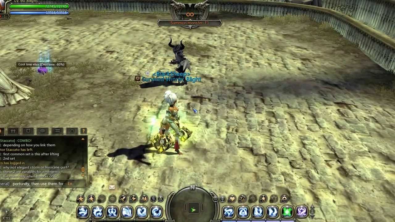 Dragon Nest Blade Dancer lvl 60 Combo Tutorial - YouTube