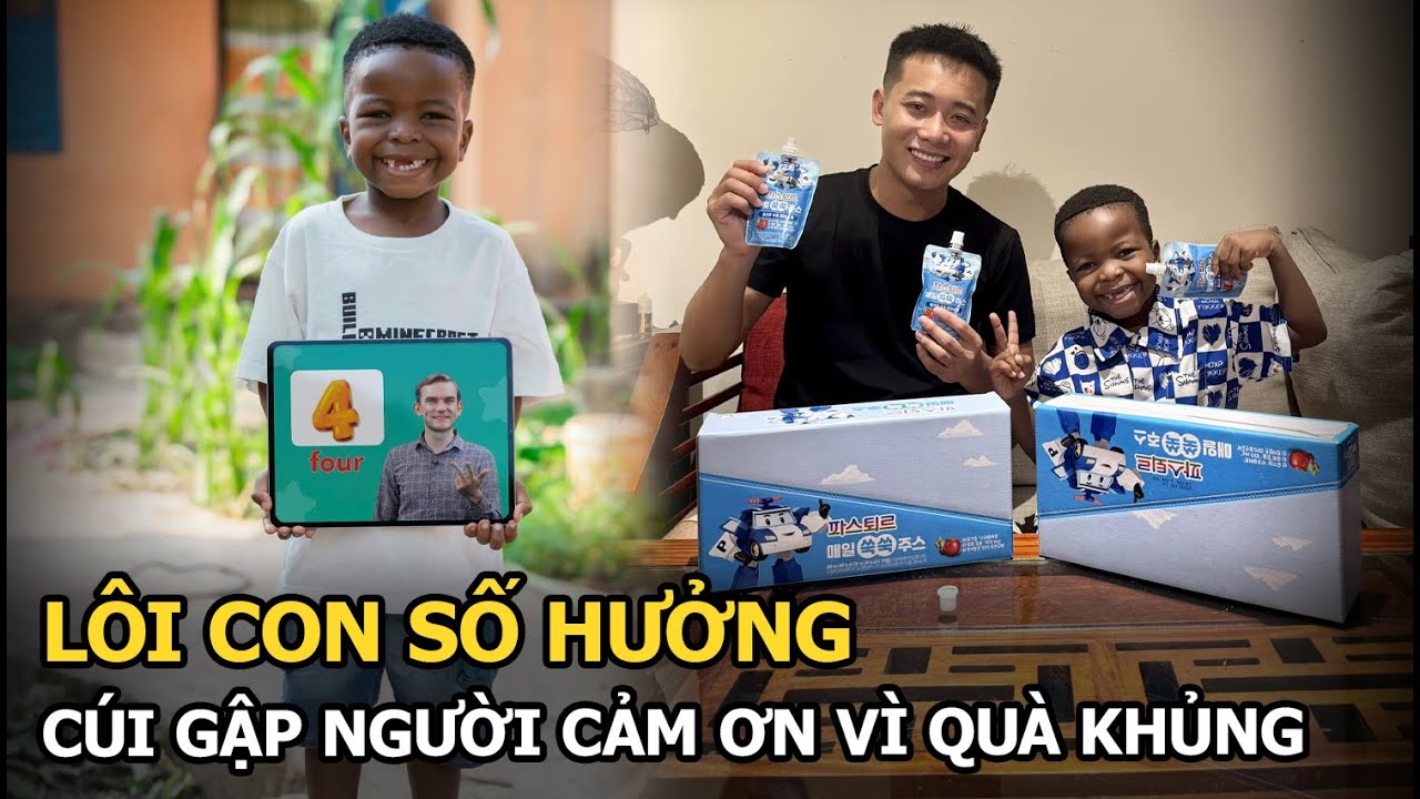 Lôi Con số hưởng, cúi người cảm ơn nhận quà khủng - YouTube