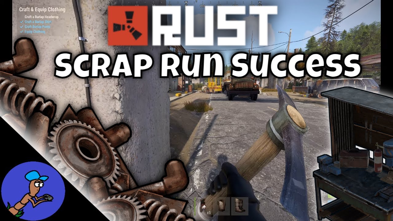 Scrap Run Success Unlocking Tier 2 Workbench in Rust - YouTube