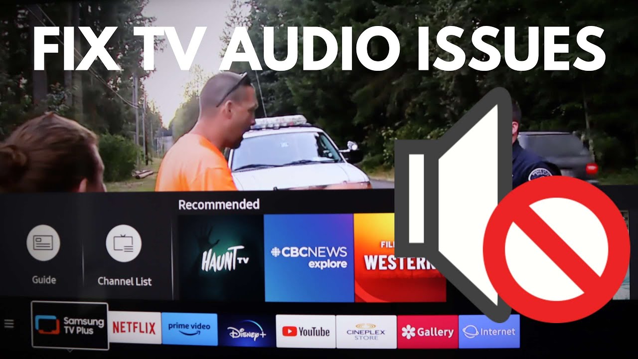 How to fix sound issues on television, TV showing picture but no sound ...