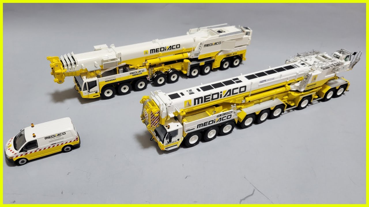 imc models 1/50 DEMAG AC700-9 & WSI 1/50 LIEBHERR LTM1750-9.1 mediaco ...