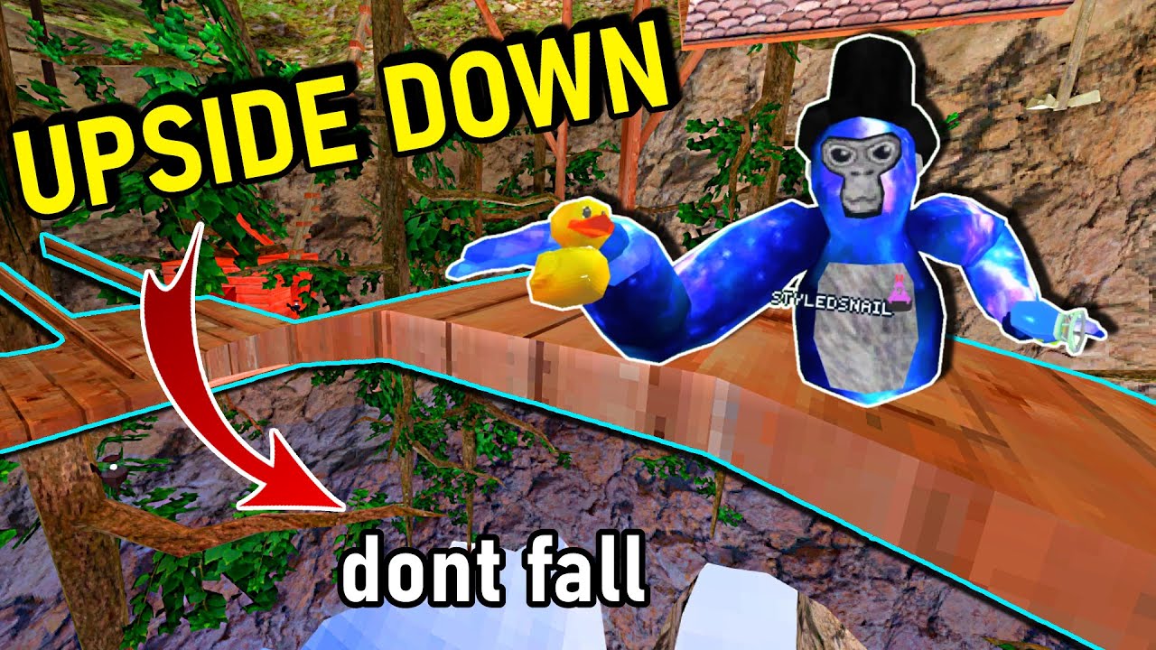 Gorilla Tag VR But The Forest Map Is UPSIDE DOWN??? - YouTube