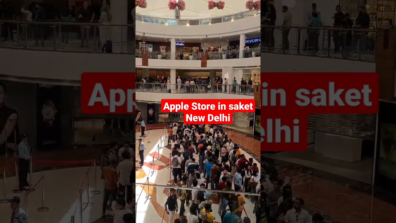Apple store Saket in New Delhi #applestore #delhi #dailyvlog - YouTube