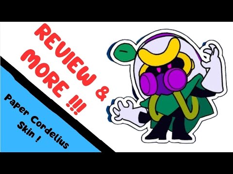 Paper Cordelius Skin! Review and More! - YouTube