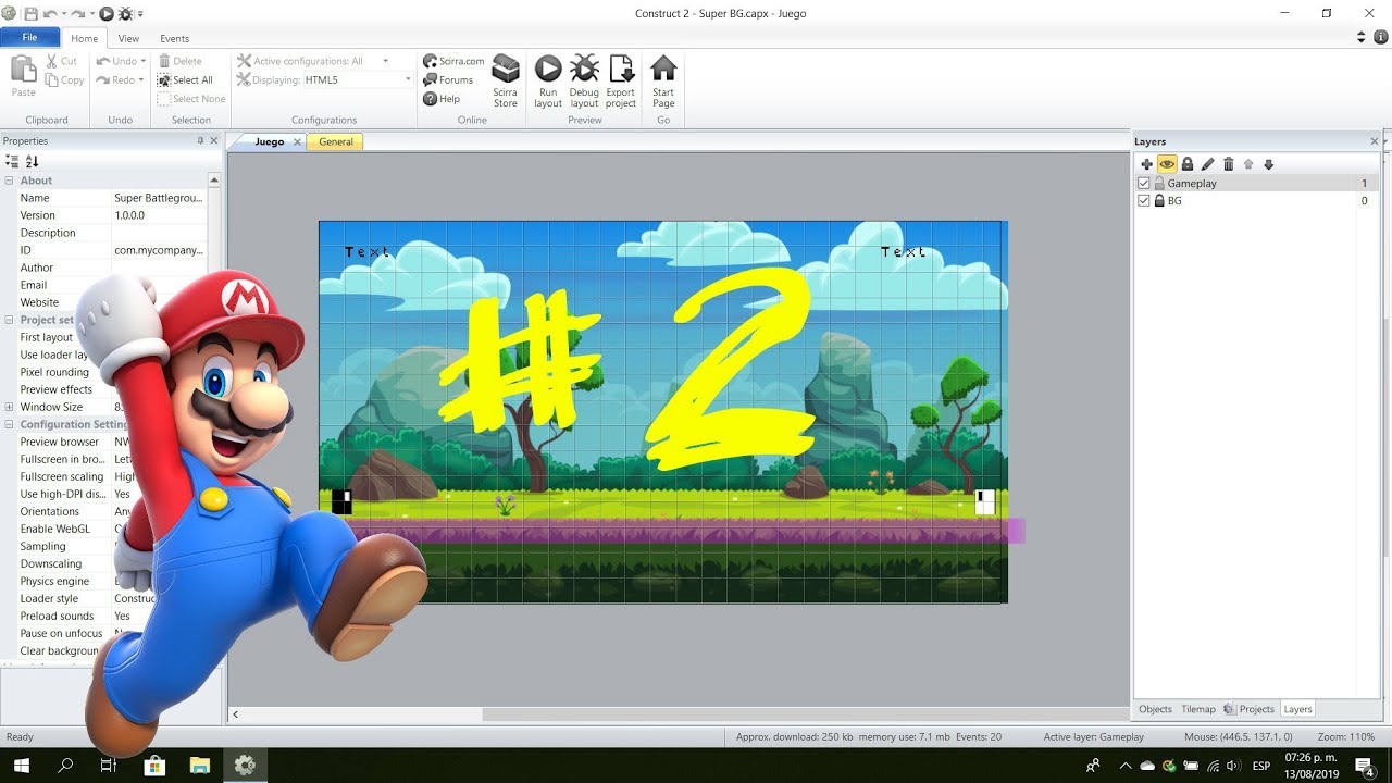 COMO HACER un MECANISMO de PELEA *SIMPLE* en CONSTRUCT2 | #2 - YouTube