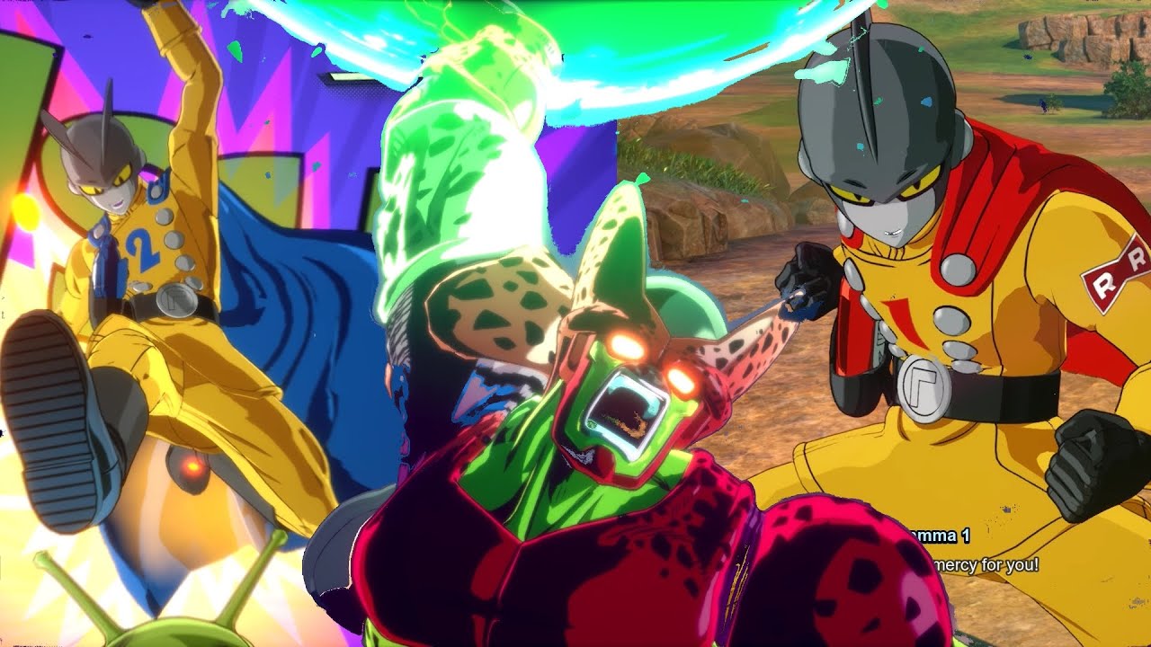 Gamma 1 , Gamma 2 and Cell Max Skillset : Dragon Ball S0 - YouTube