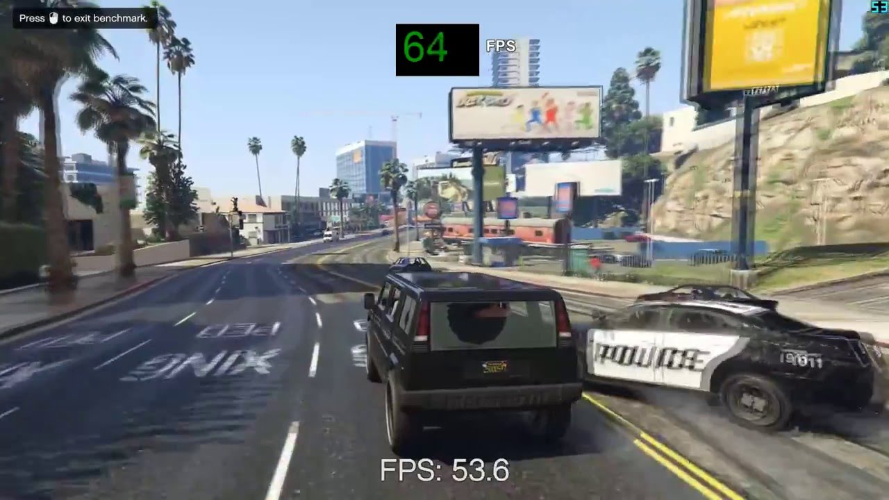 Nvidia GeForce GTX 960 -- Intel Core i3-6100 -- Grand Theft Auto V GTA ...