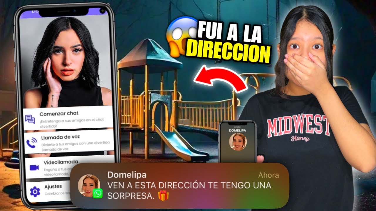 FUI A LA DIRECCIÓN QUE ME CITÓ LA *APP ROB4 NIÑOS*😱 Y ESTO FUE LO QUE ...