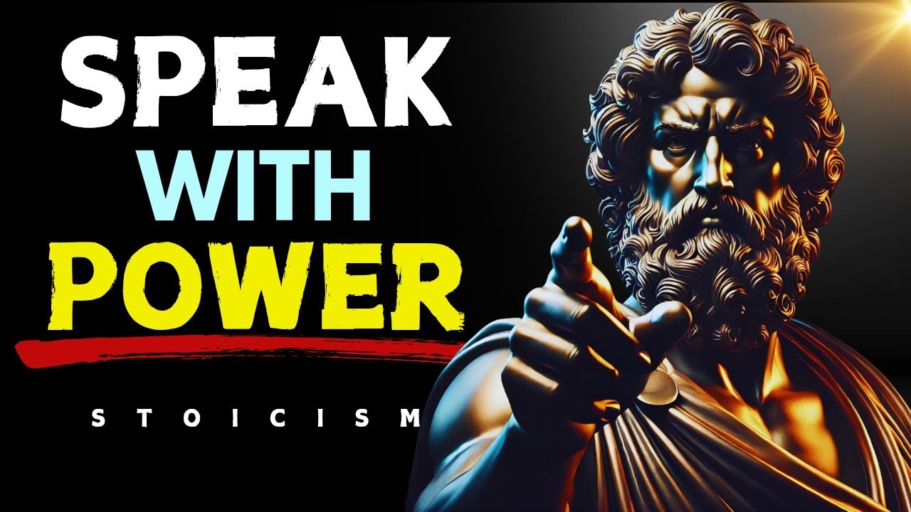 How to Speak to Make People Respect You |Stoicism - Stoic villa - YouTube