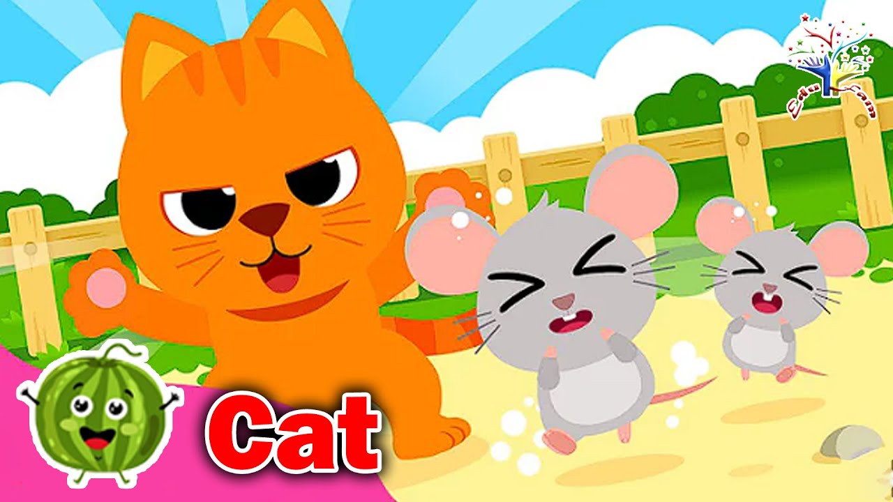 The Animal Sounds Song || Cat || Kids Nursery Rhymes | Best Learning ...
