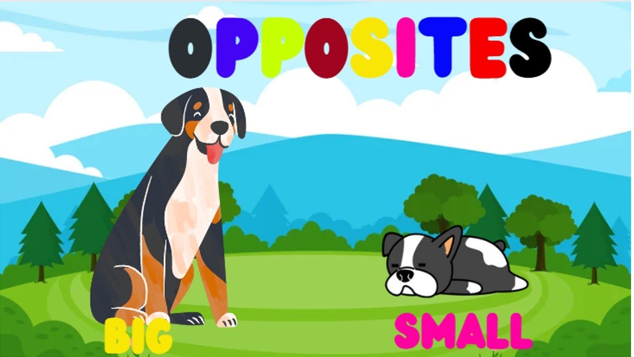 Opposites Song | Fun Learning Opposite Words Nursery Rhyme and Kids ...