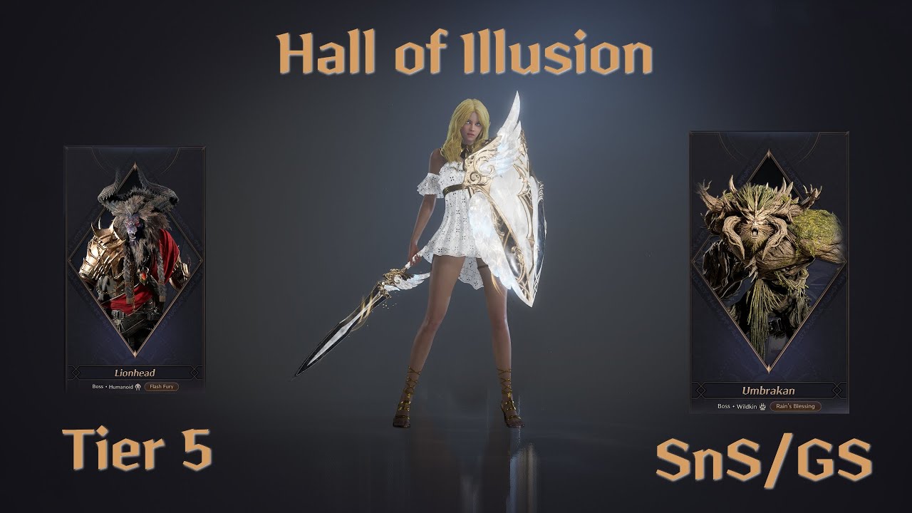 Hall of Illusion Tier 5 - SnS / Greatsword Throne and Liberty - YouTube