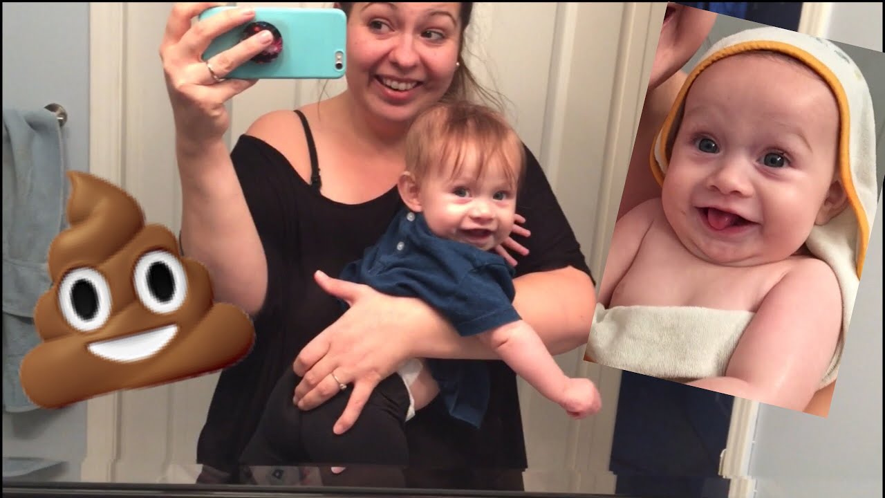 Poop explosions are just our life now 😂 - YouTube