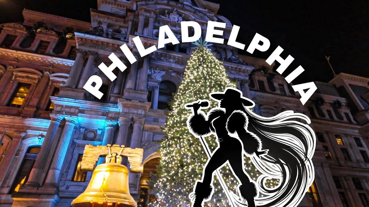 [4K] Philadelphia City Hall Christmas Tree Lighting With A Surprise ...
