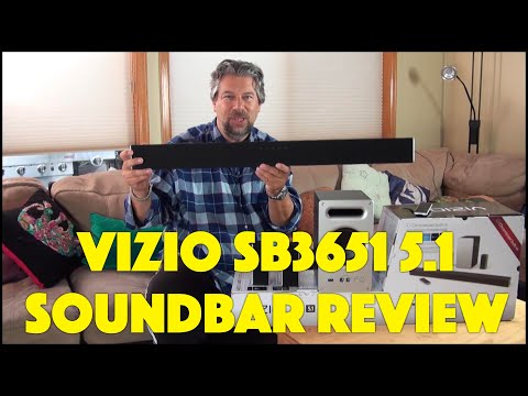 Vizio SB3651 5.1 Soundbar with Chromecast & Bluetooth - REVIEWED!