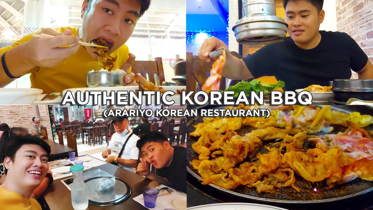 AUTHENTIC NA KOREAN SAMGYUPSAL RESTO!! ARARIYO UNLI BBQ - YouTube