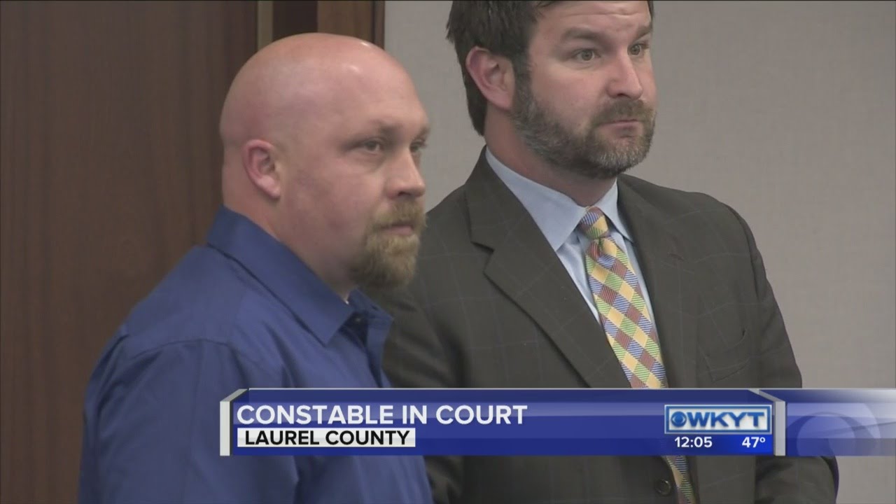 Constable charged in Laurel County shooting appears in court - YouTube