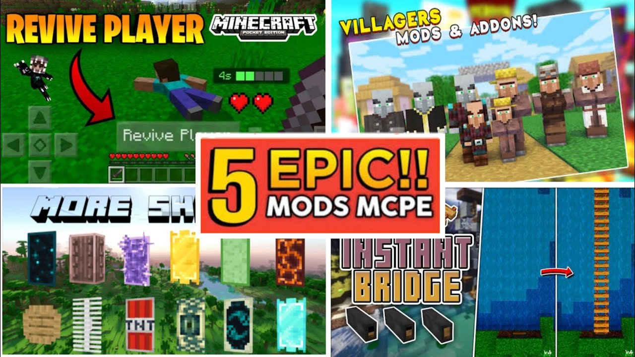 Top 5 survival mods for Minecraft pocket edition | Best Minecraft ...