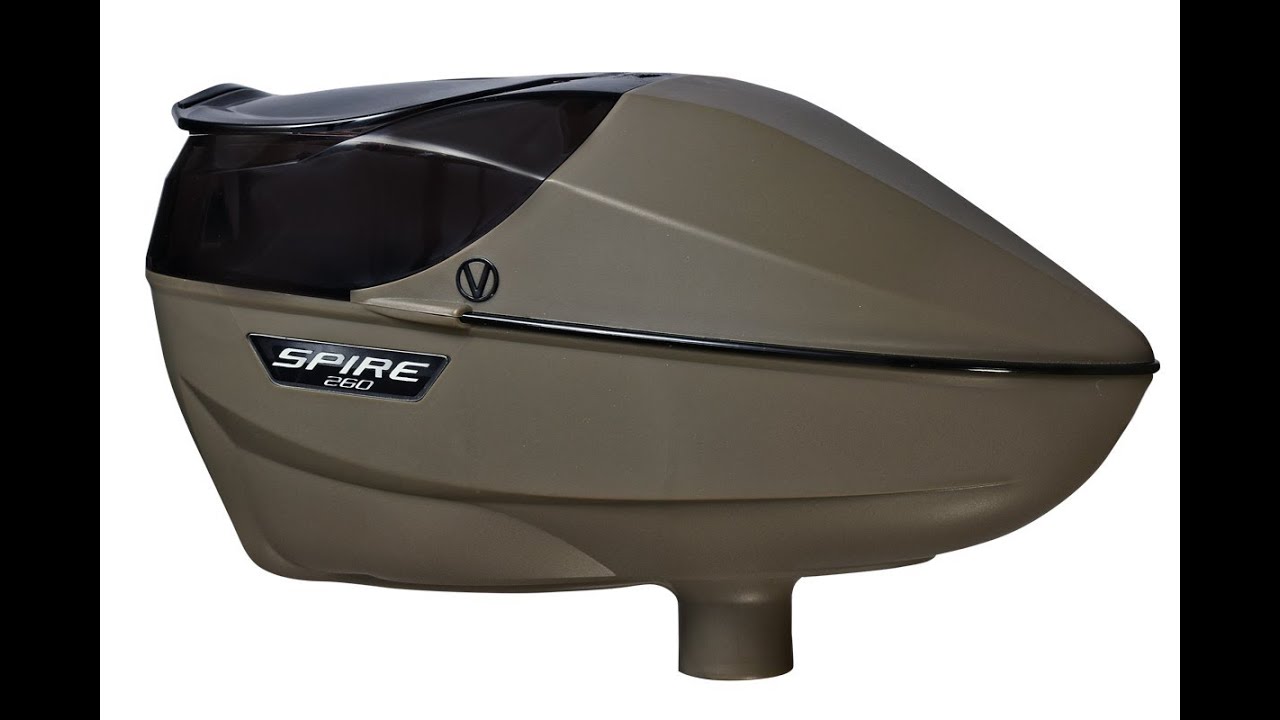 Virtue Spire 260 Paintball Loader - Flat Dark Earth 360 View - YouTube