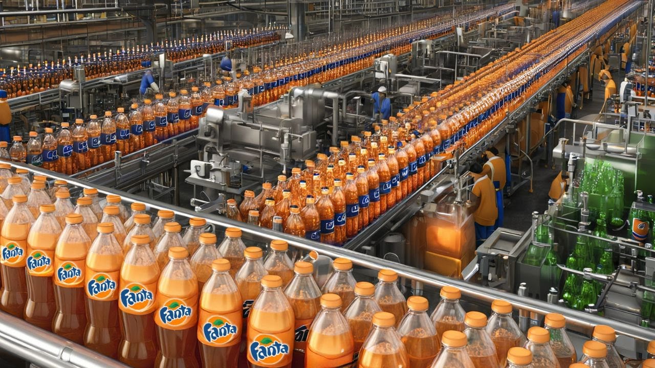 How is Fanta Fruit Soda Pop Made | Inside The Factory - YouTube