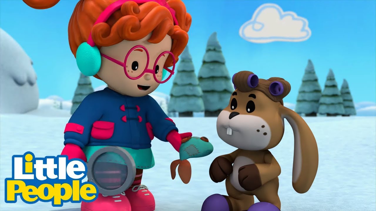 Little People | Bunny Got Lost in the Snow! Let's Help Him! | Little ...