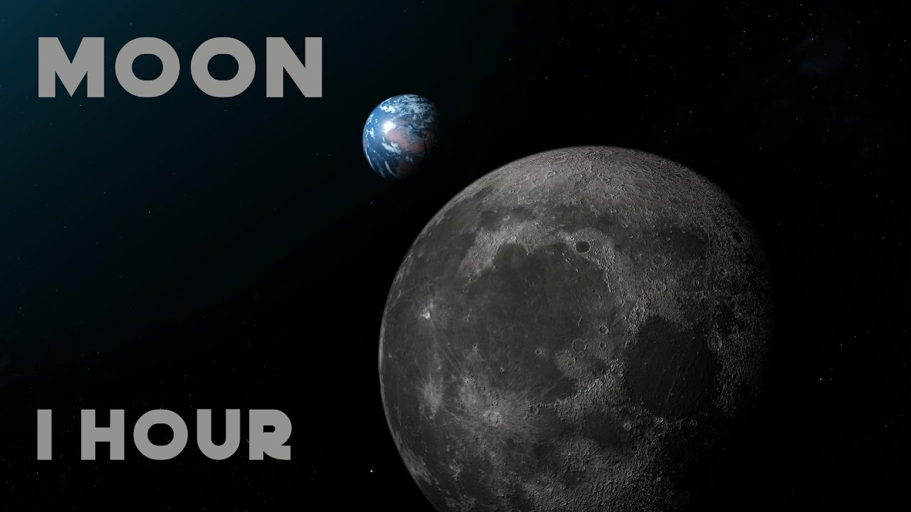 Sound of Moon | 1 Hour of Space Ambient Sounds - YouTube