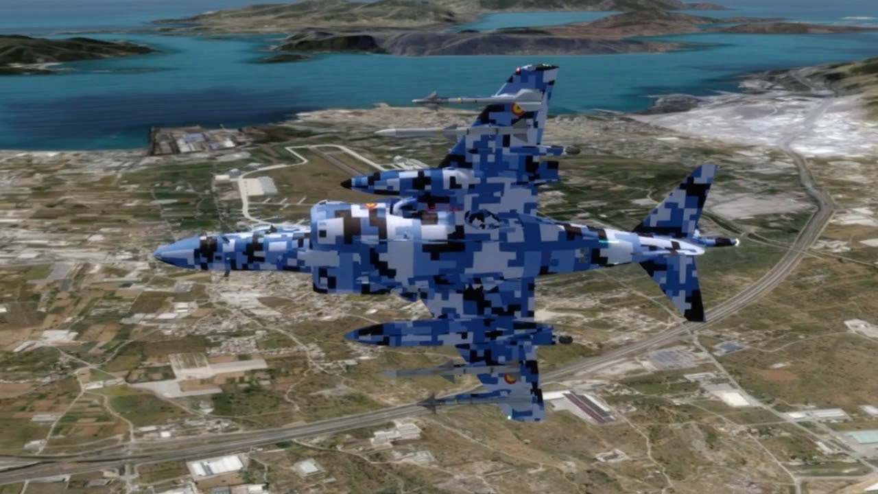 AV-8B HARRIER II+ AGGRESSOR AT ELEFSIS AIR BASE (LGMG) GREECE. - YouTube