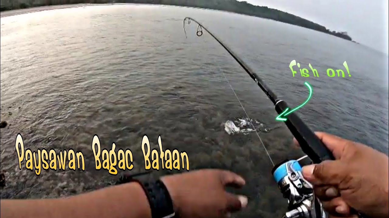Paysawan Bagac, Bataan Fishing with my son & wife. - YouTube