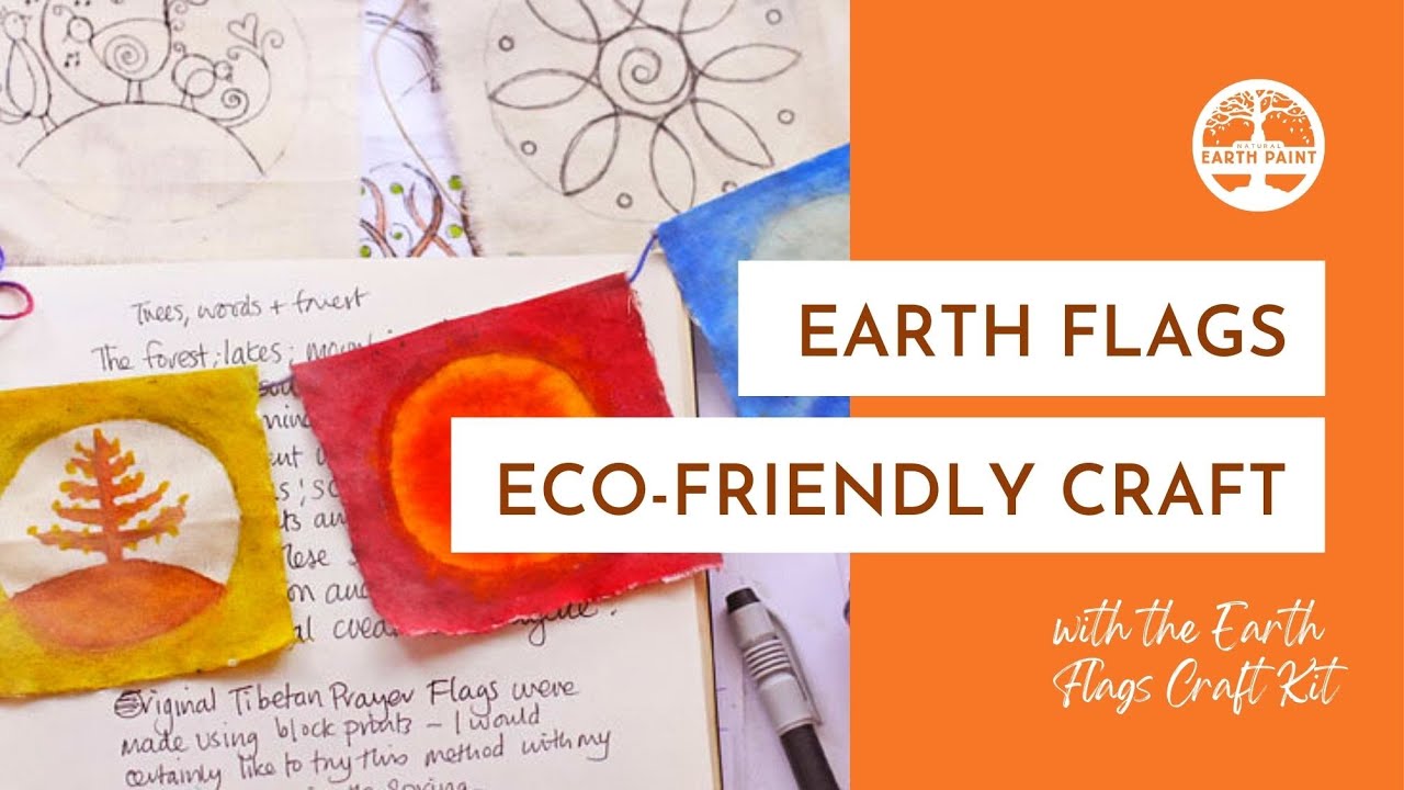 Decorating Earth Flags | Eco Craft Tutorial with the Earth Flags Craft ...