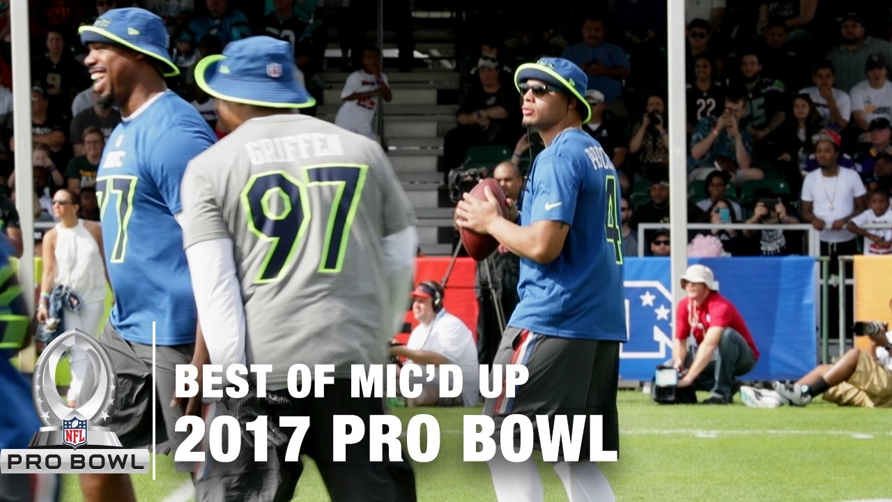 Best of Mic'd Up at the 2017 Pro Bowl Practice | NFL - YouTube