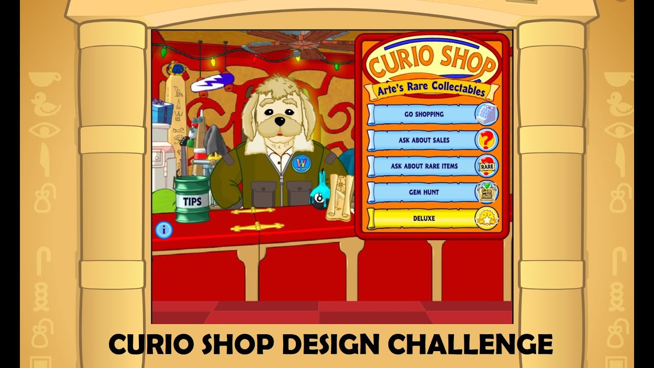 Webkinz Curio Shop Room Design Challenge - YouTube