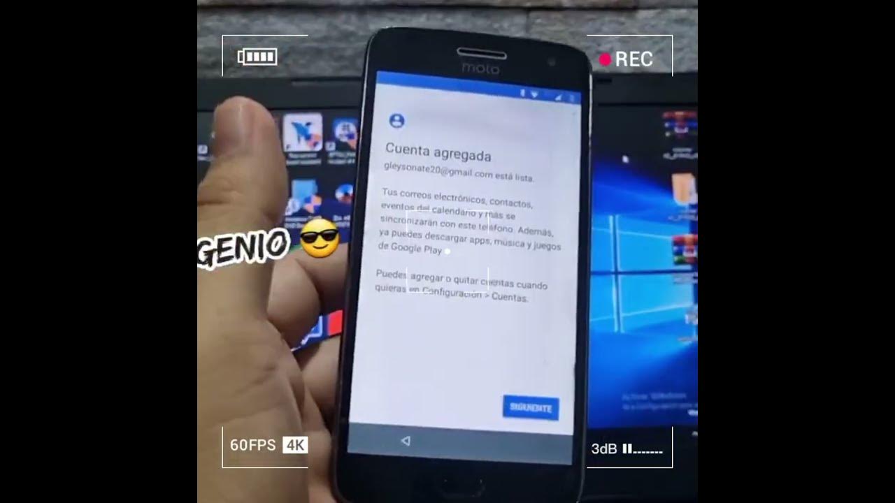 Último frp Como quitar cuenta google motorola moto g5 g6 g7 nuevo método sin pc - YouTube