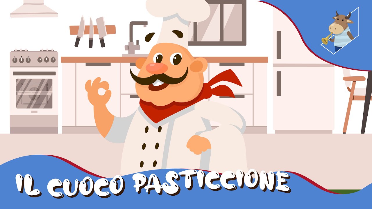 Il Cuoco Pasticcione - Canzone per bambini (Karaoke con testo) - YouTube