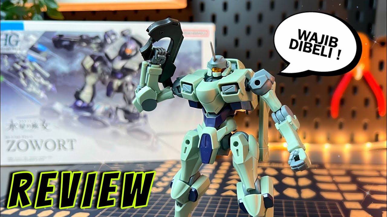 UNBOXING and REVIEW - Hg ZOWORT (Gundam The Witch from Mercury ) - YouTube