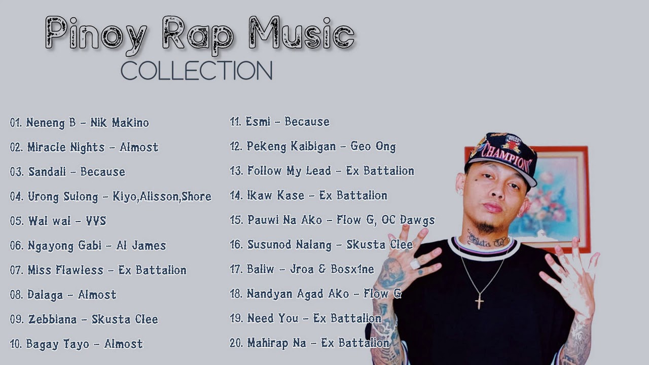 OPM Rap Music Playlist 2020 - Nonstop Rap Pinoy Playlist - Nik Makino ...