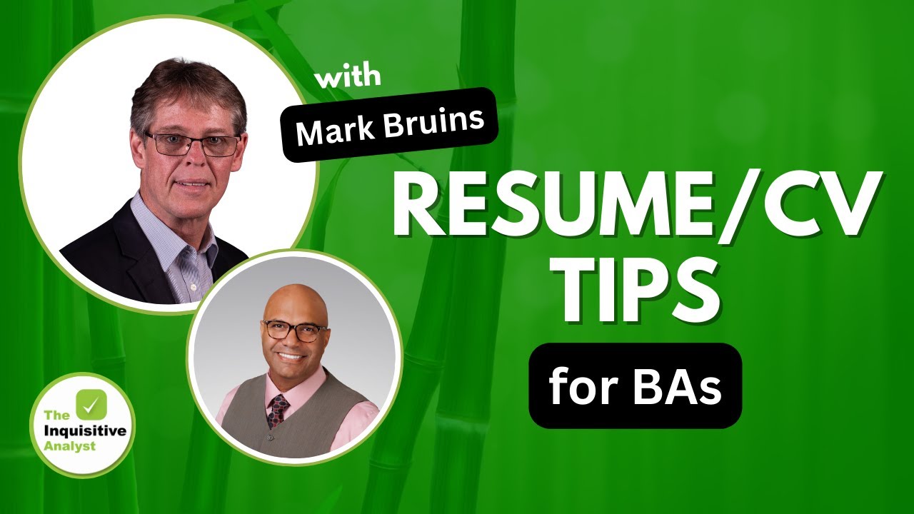 Resume/CV Tips: with Mark Bruins - YouTube