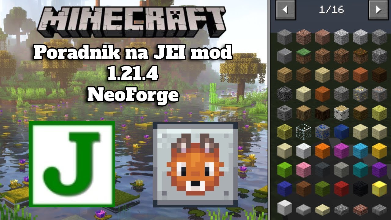 Poradnik Just Enough Items [NeoForge 1.21.4] - YouTube