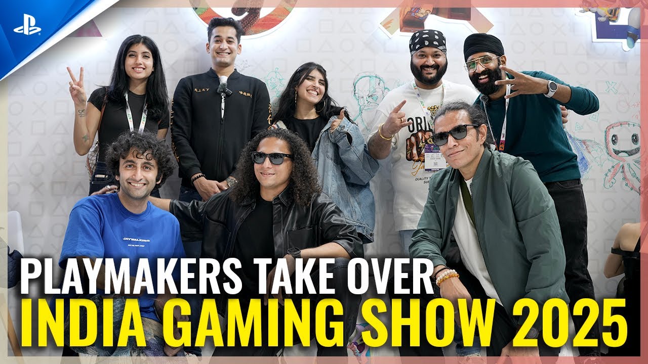 Playmakers Take Over India Gaming Show 2025 - YouTube