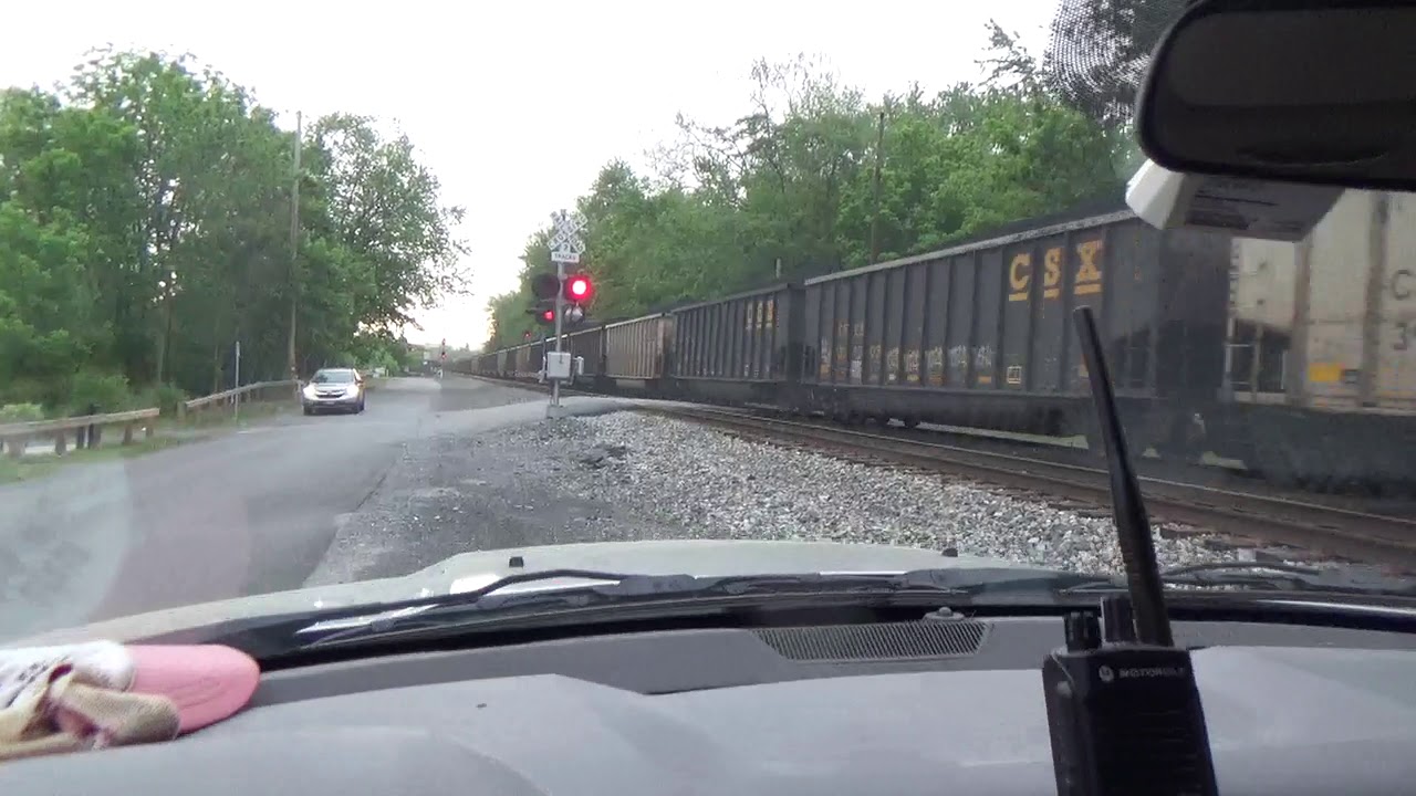#9675 CSX N782-24 Loaded Coal train - YouTube