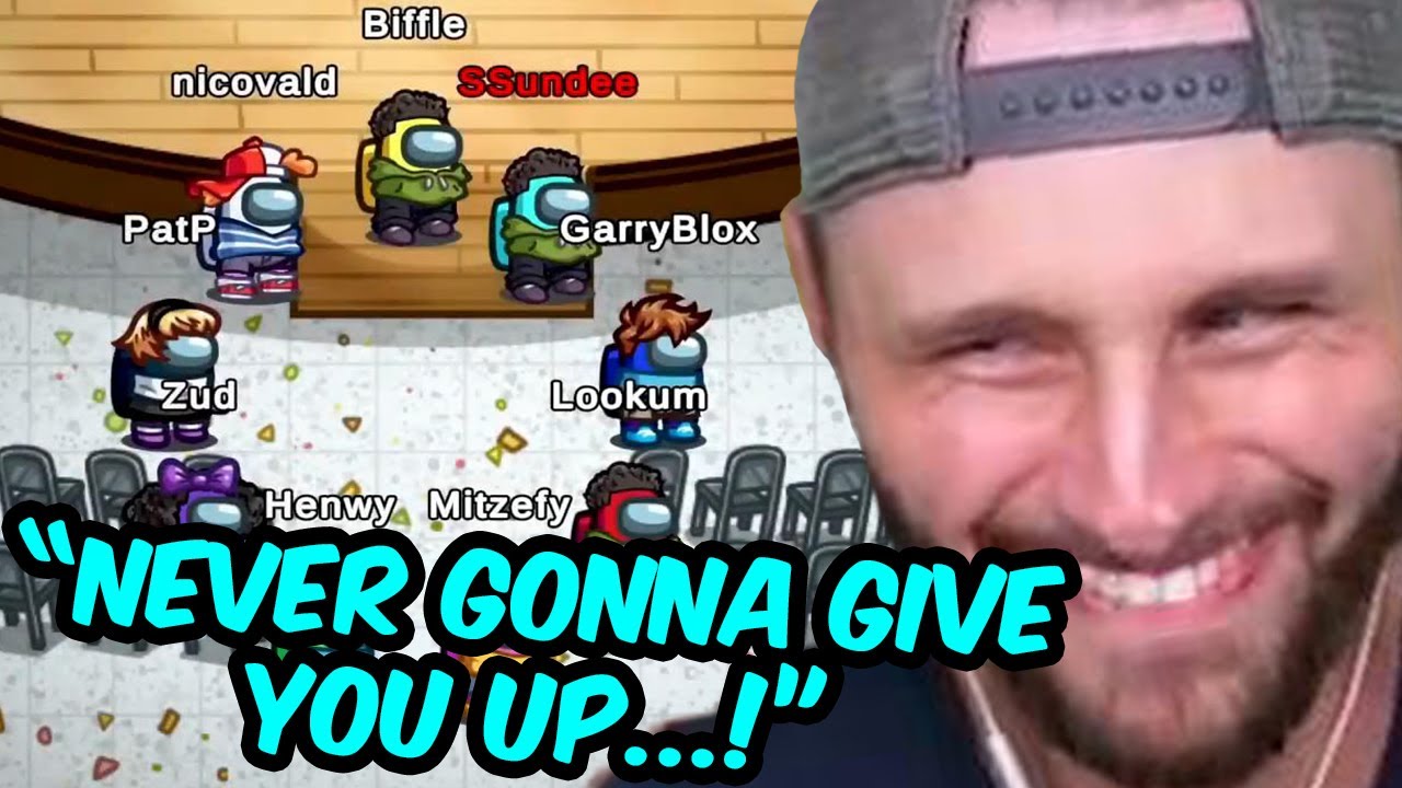 SSundee RICKROLLS His Friends in Among Us! - YouTube