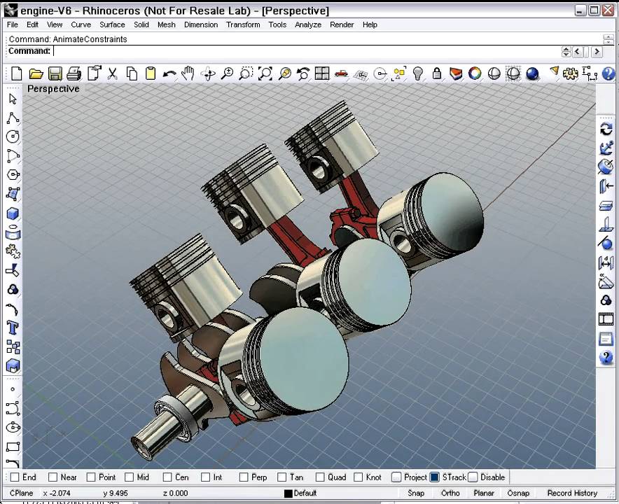 Engine V6 - YouTube