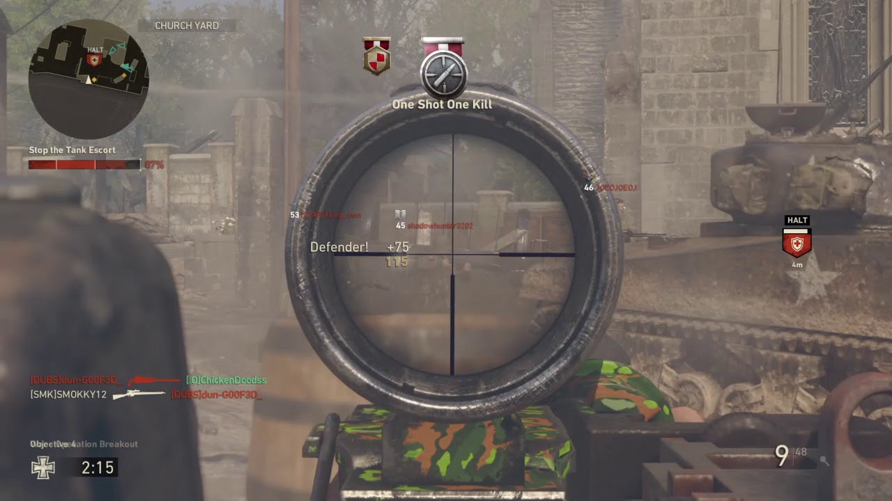 Call of Duty WW2 War Operation Breakout Quad with SNIPER!? - YouTube