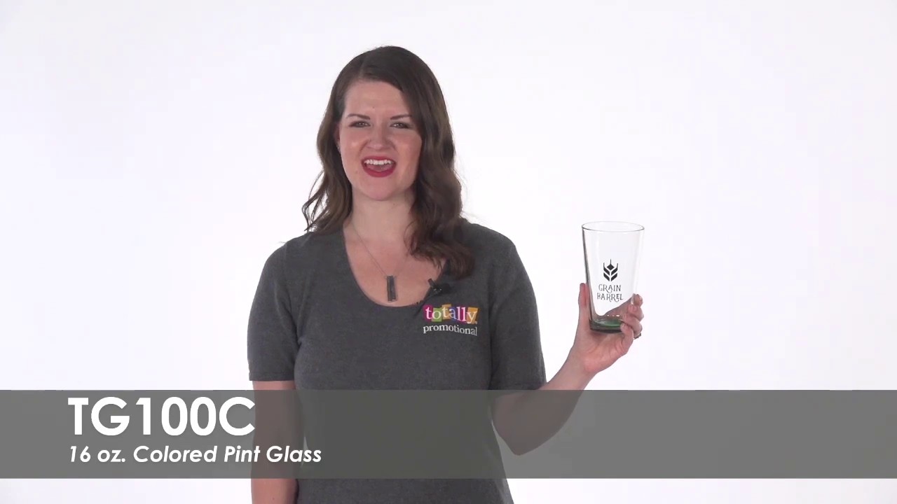 16 oz. Colored Pint Glass | TG100C - YouTube