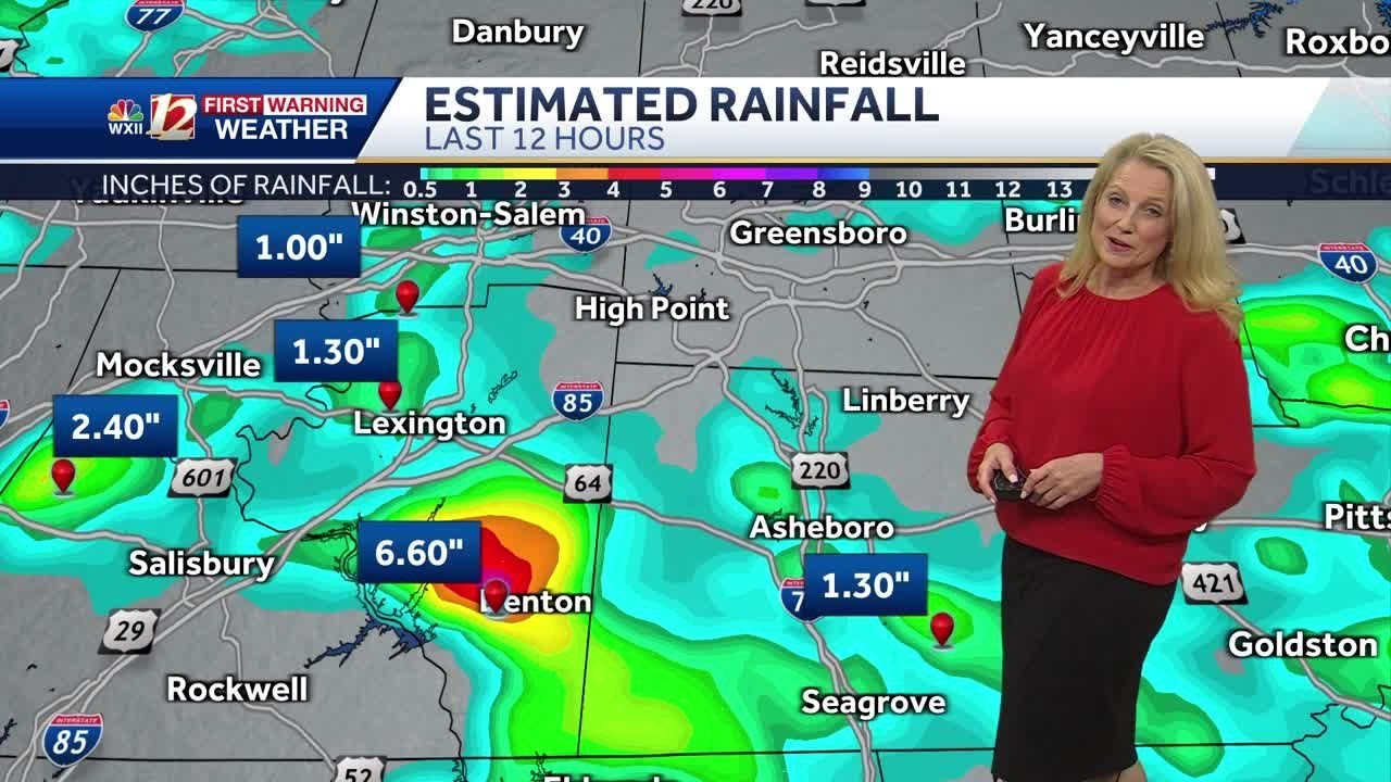 WATCH: Heavy rain, scattered storms late Saturday in North Carolina ...