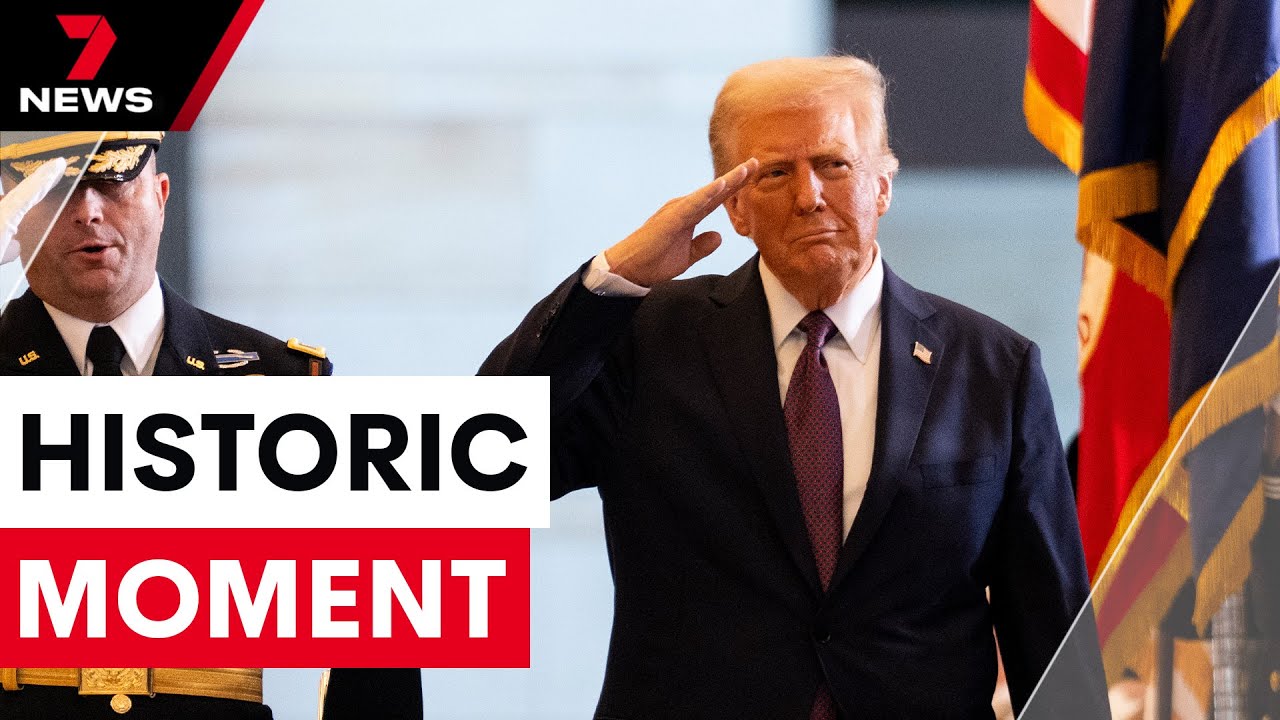 "A golden age of America" Donald Trump inauguration as 47th President ...