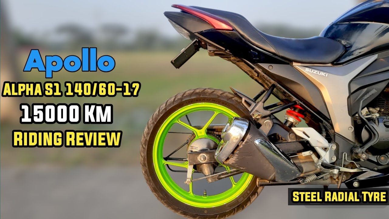 Apollo Alpha S1 140/60R-17 Tyre Review | 15000 Km Riding Review - YouTube