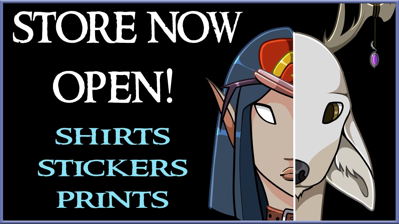 Store Now Open! (Shirts, Stickers & Prints Available) - YouTube