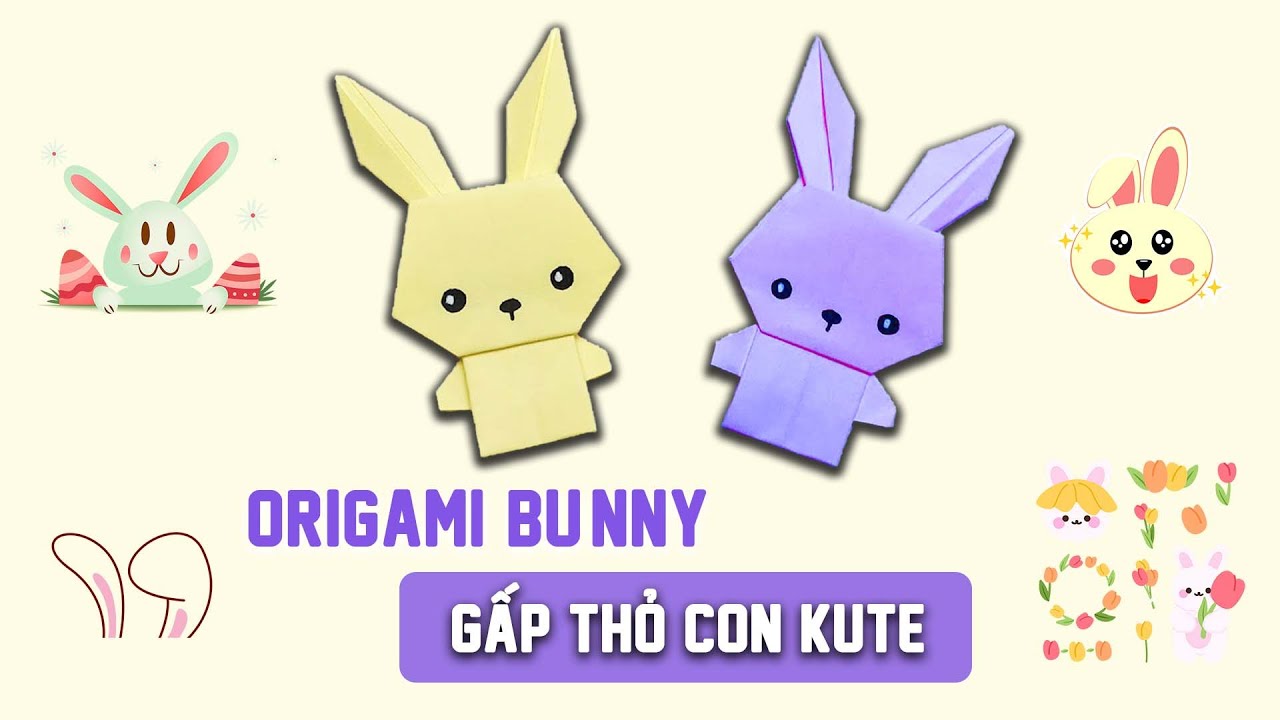 DIY Origami Rabbit -Easy Origami Rabbit - How to Make Rabbit Step by ...