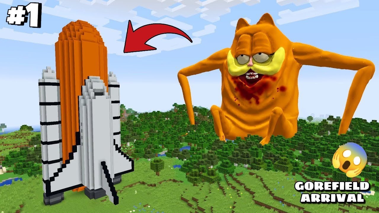 i Found Scariest GOREFIELD ARRIVAL 😱 in Minecraft | Minecraft Horror ...