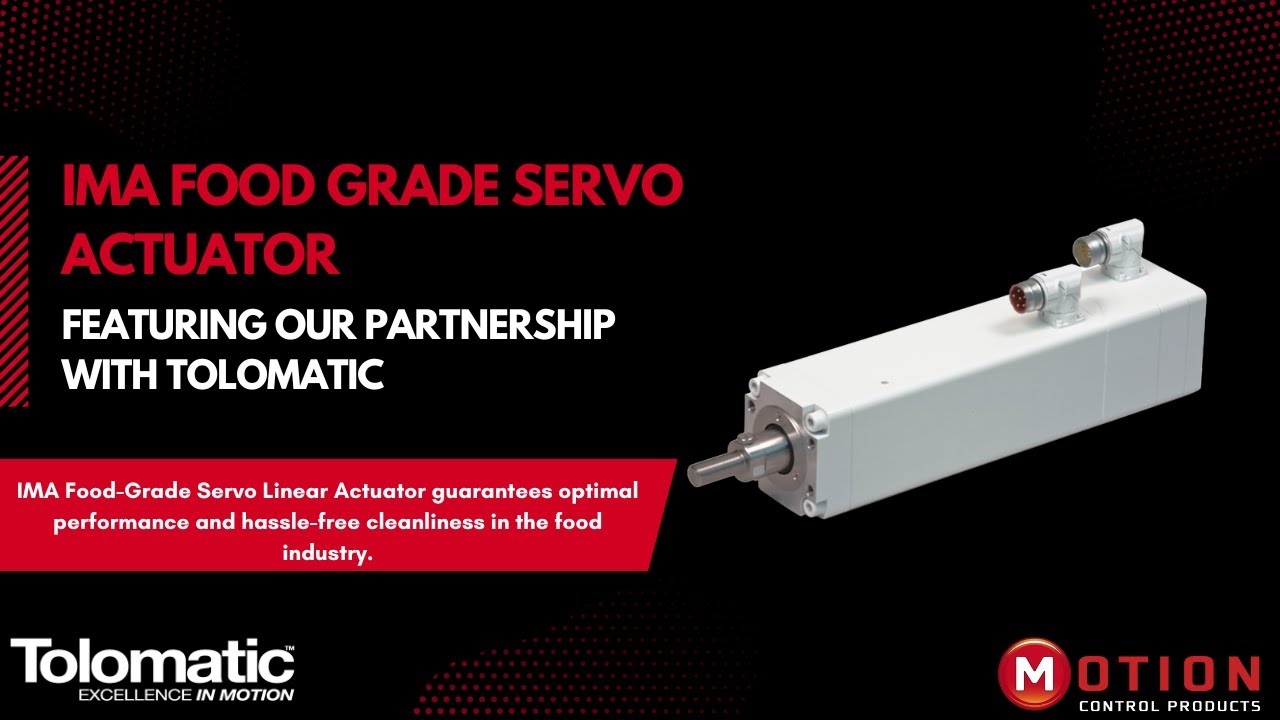 Revolutionising the Food Industry with Tolomatic: IMA Food-Grade Servo ...